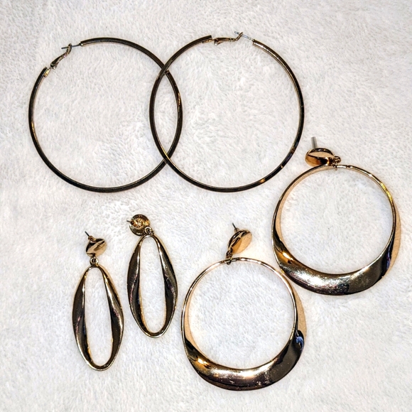 INC International Concepts | Jewelry | Hoop Earrings Lot | Poshmark